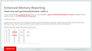 Exploring mysql cluster 7.4 | PPT