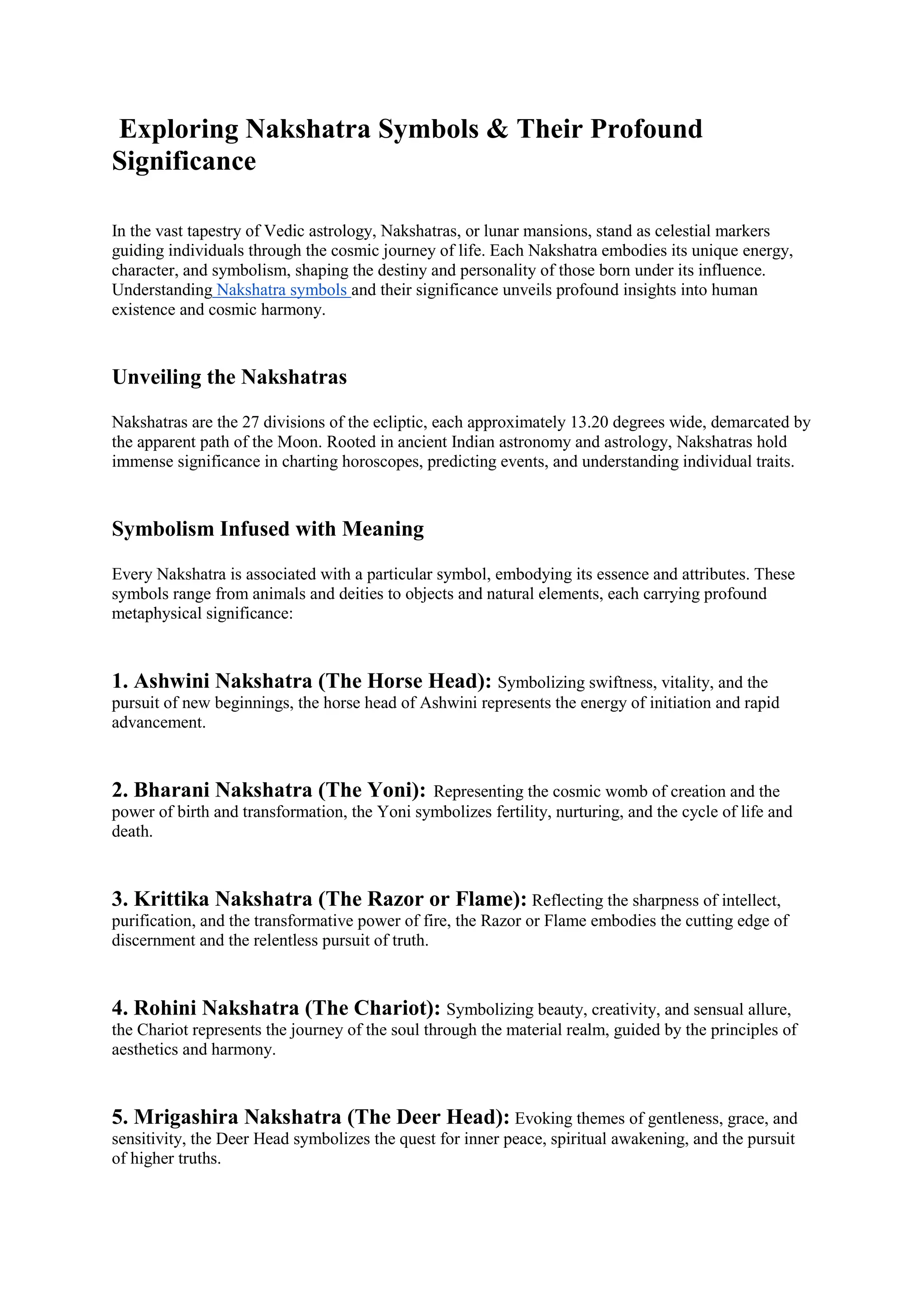 Exploring Nakshatra Symbols.docx