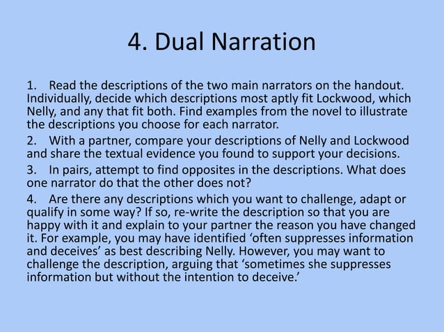 Exploring narrative voice | PPT