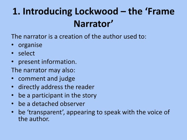 Exploring narrative voice | PPT