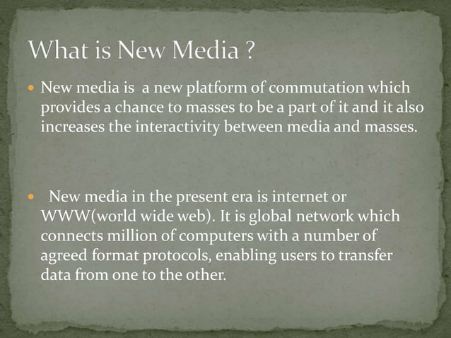 new media and science communication | PPTX | Internet for Beginners ...