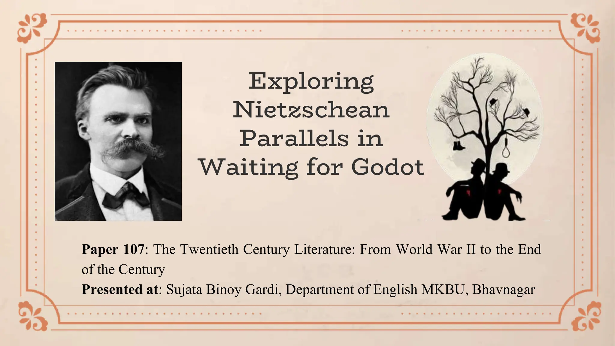 Exploring Nietzschean Parallels in 'Waiting for Godot'.pptx