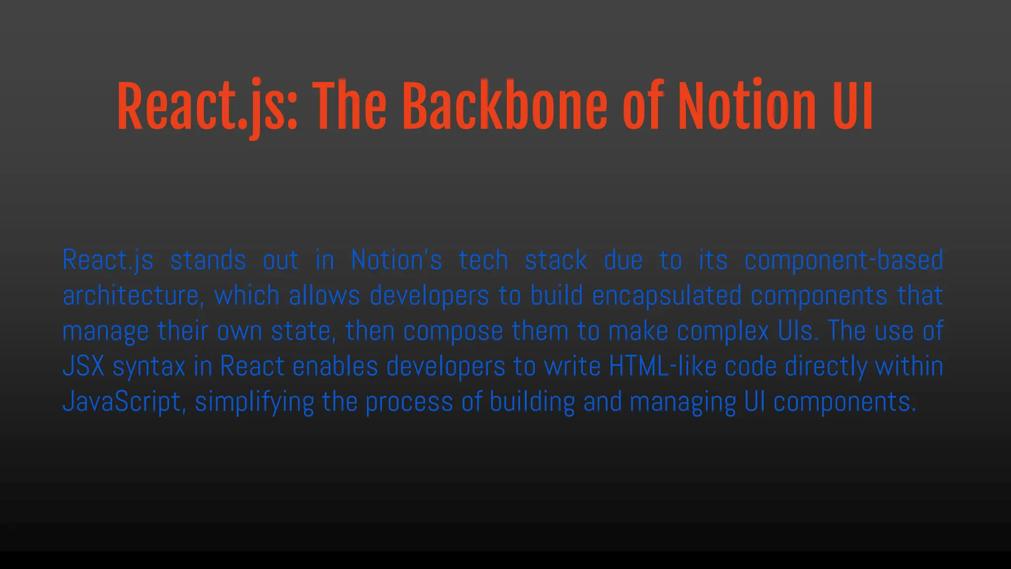 Exploring Notion: The Tech Stack Behind the Popular Tool | PPTX