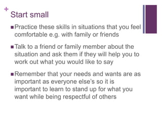 Exploring passive, aggressive and assertive behaviour | PPTX