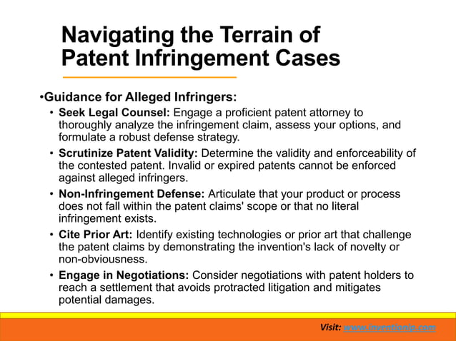 Exploring Patent Infringement in the USA Types and Implications.pptx