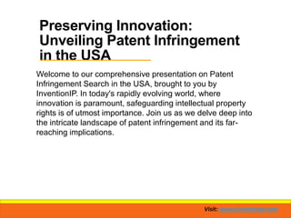 Exploring Patent Infringement in the USA Types and Implications.pptx