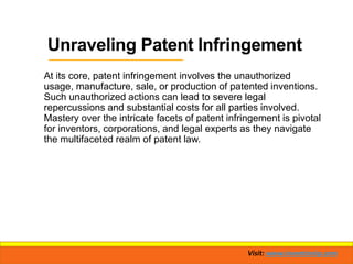 Exploring Patent Infringement in the USA Types and Implications.pptx