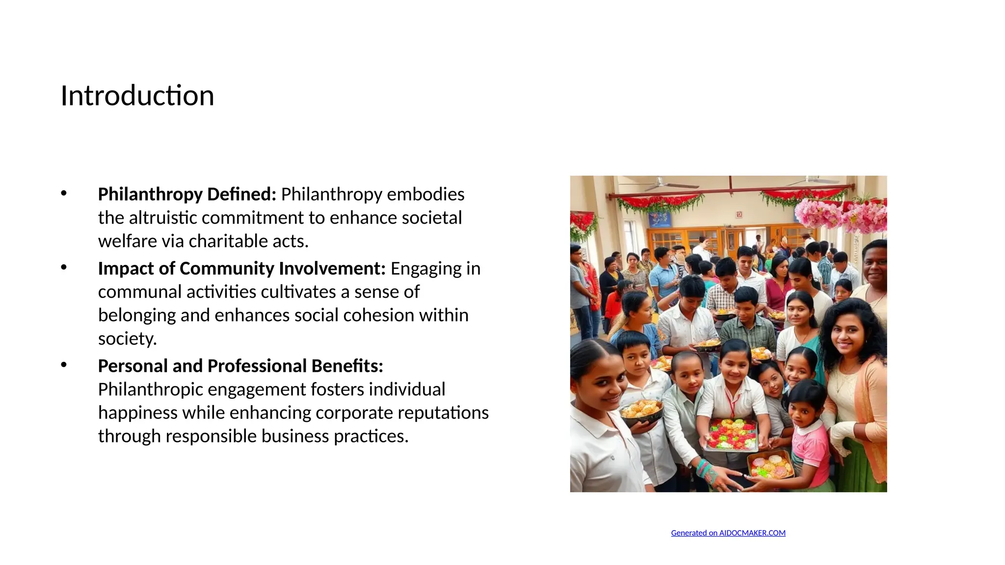 Exploring Philanthropy & Community Impact | PPT