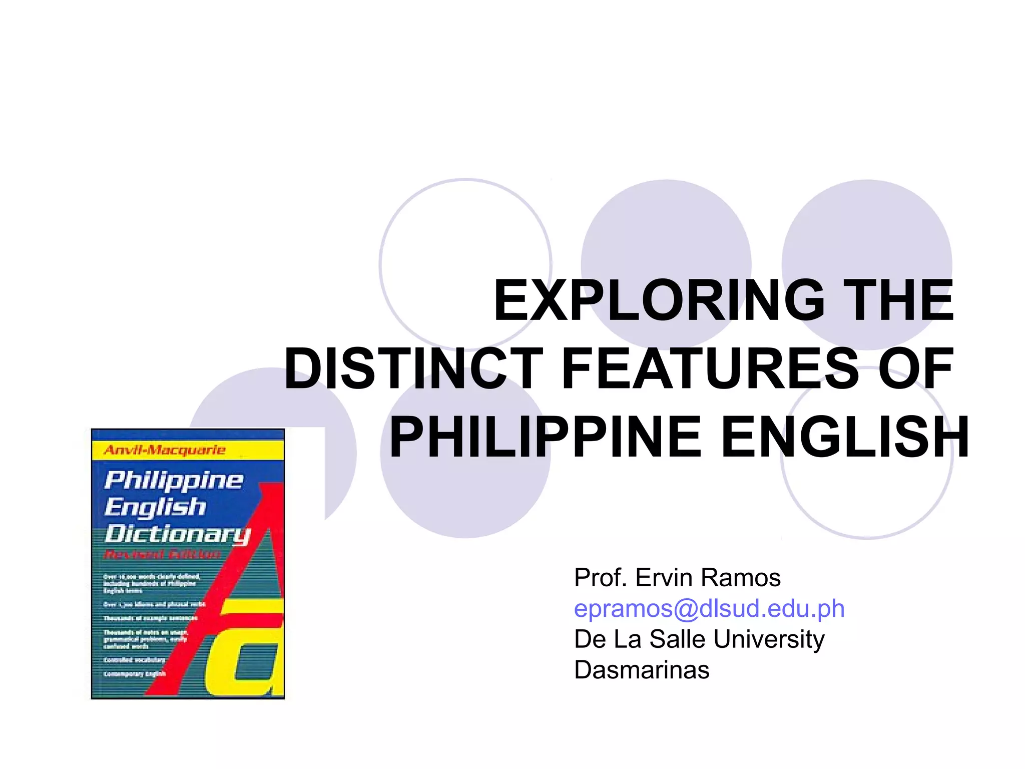 Exploring Philippine English | PPT