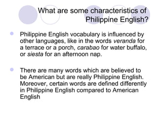 Exploring Philippine English | PPT