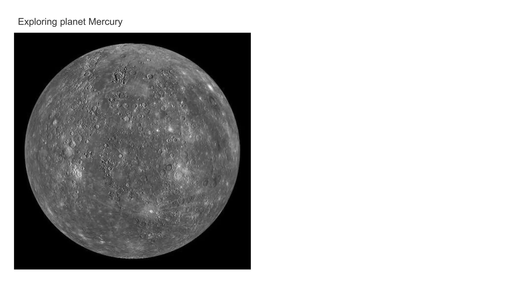 Exploring planet mercury | PPTX