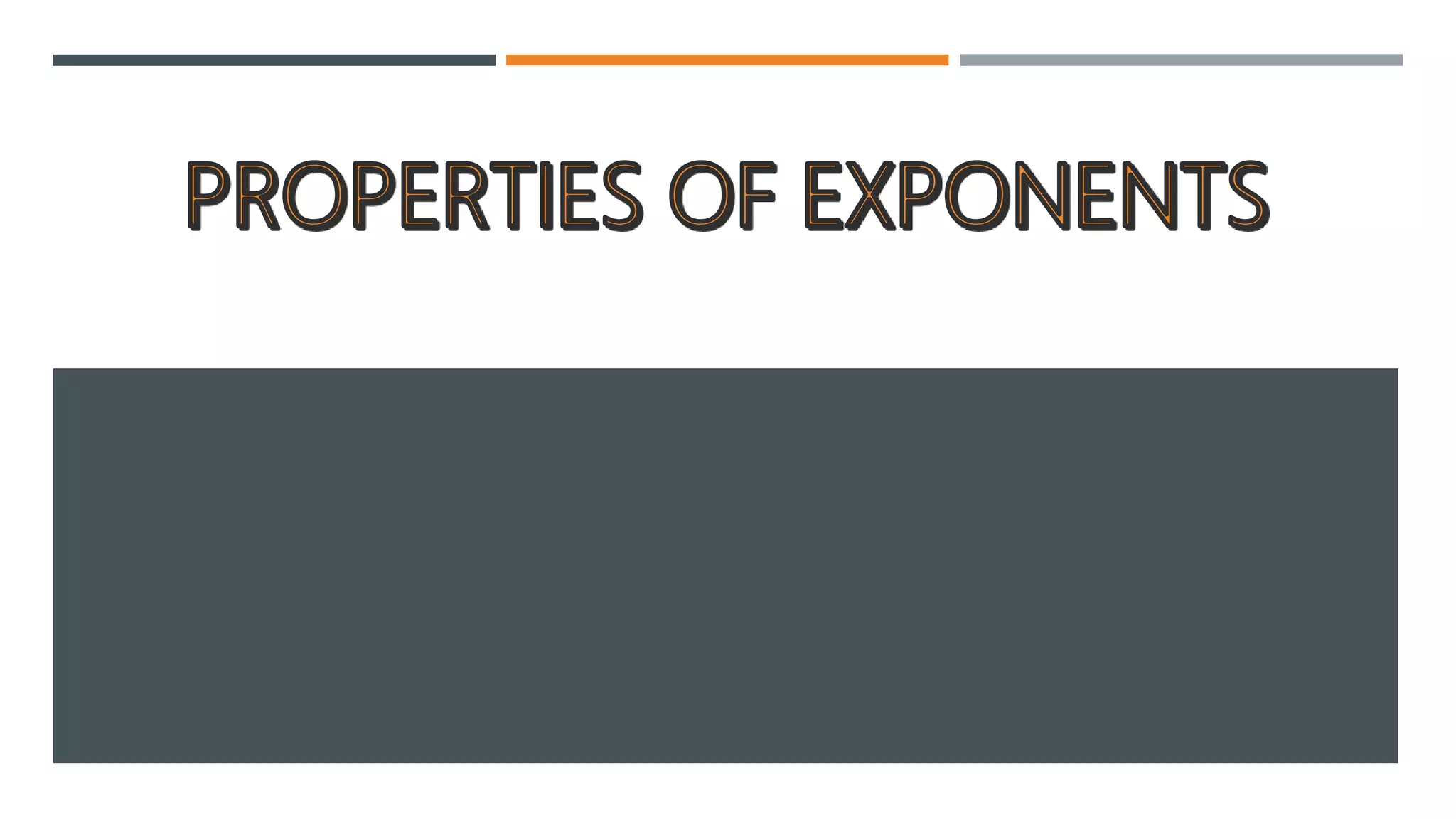 Exploring positive integral exponents | PPTX