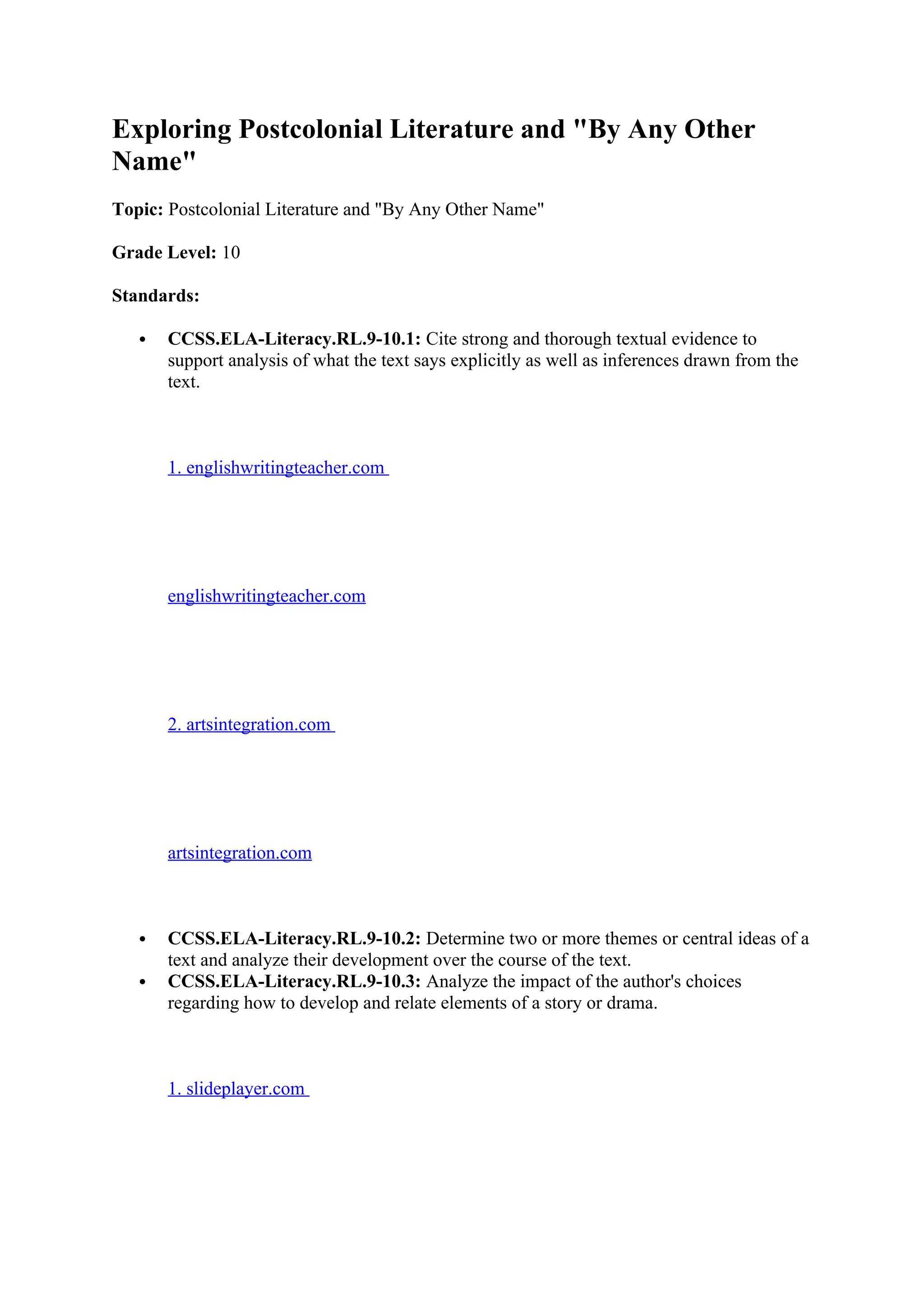 Exploring Postcolonial Literature analysis.docx