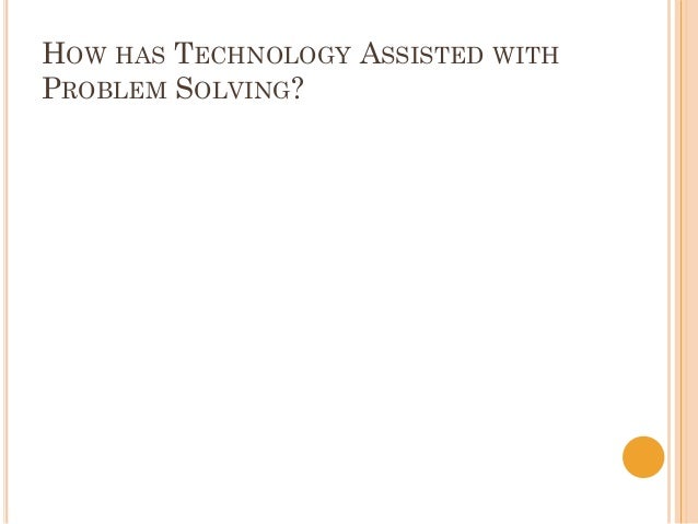 Exploring Problem Solving With Technology