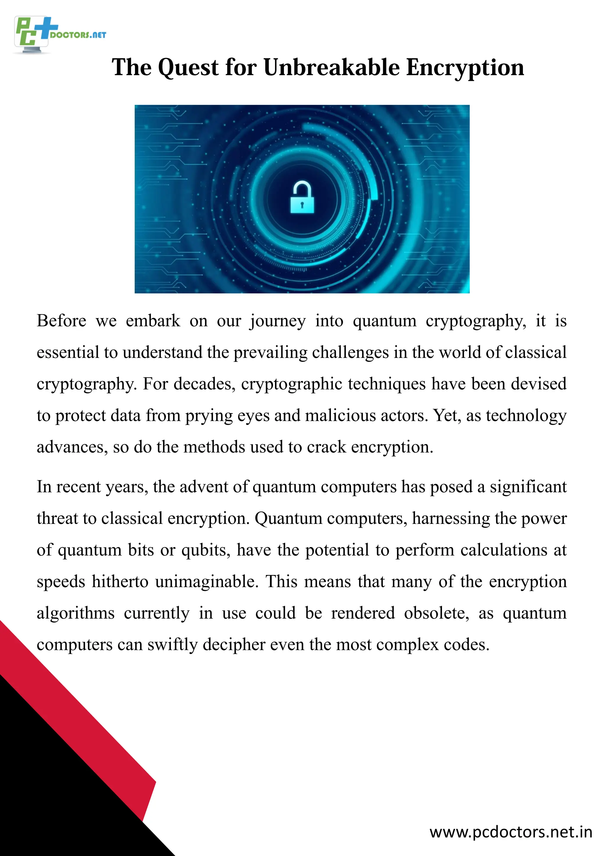 Exploring Quantum Cryptography: The Future of Unbreakable Encryption | PDF | Physics | Science