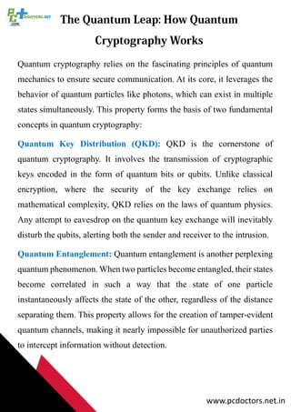 Exploring Quantum Cryptography: The Future of Unbreakable Encryption | PDF | Physics | Science