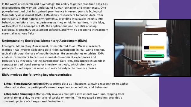 Exploring Real-Time Data Collection with Ecological Momentary ...