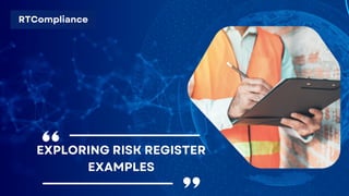 Exploring Risk Register Examples 5 Detailed Cases.pdf