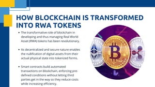 Exploring a Real World Asset Tokenization | PDF