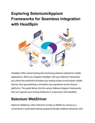 Exploring Selenium_Appium Frameworks for Seamless Integration with HeadSpin.pdf