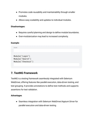 Exploring Selenium_Appium Frameworks for Seamless Integration with ...