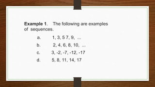 Exploring sequences | PPTX
