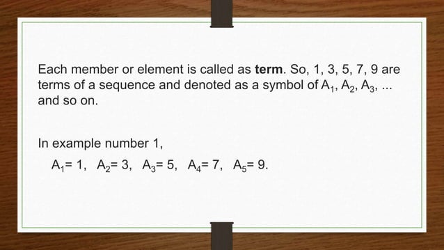 Exploring sequences | PPTX
