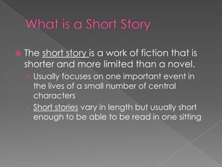 Exploring short stories | PPT