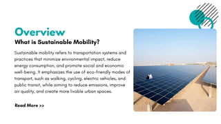 Exploring Smart and Sustainable Mobility in Abu Dhabi | PDF