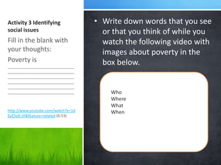 Exploring social issues | PPTX