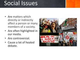 Exploring social issues | PPTX