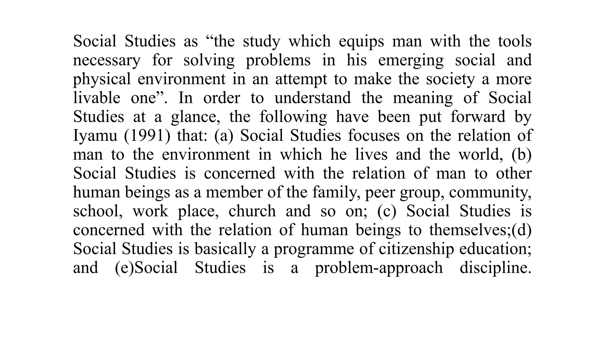 Exploring Social Studies Education as Communication Strategy | PPT