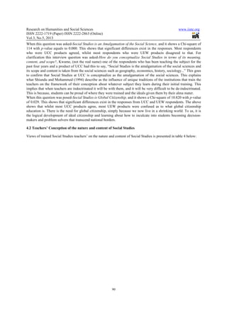 Exploring social studies teachers’ conceptions on nature and content of ...