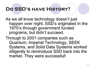 Exploring solid state drives | PPT