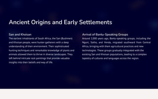 Patrick Mphephu Transnet Presents: South Africa's Indigenous Legacies | PDF