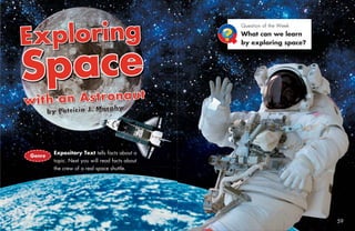 Exploring Space with an Astronaut | PDF