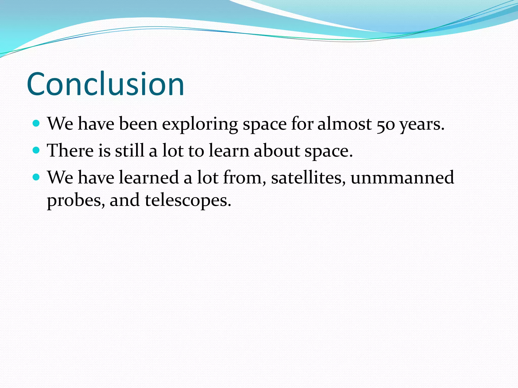 Exploring space by ryli | PPTX