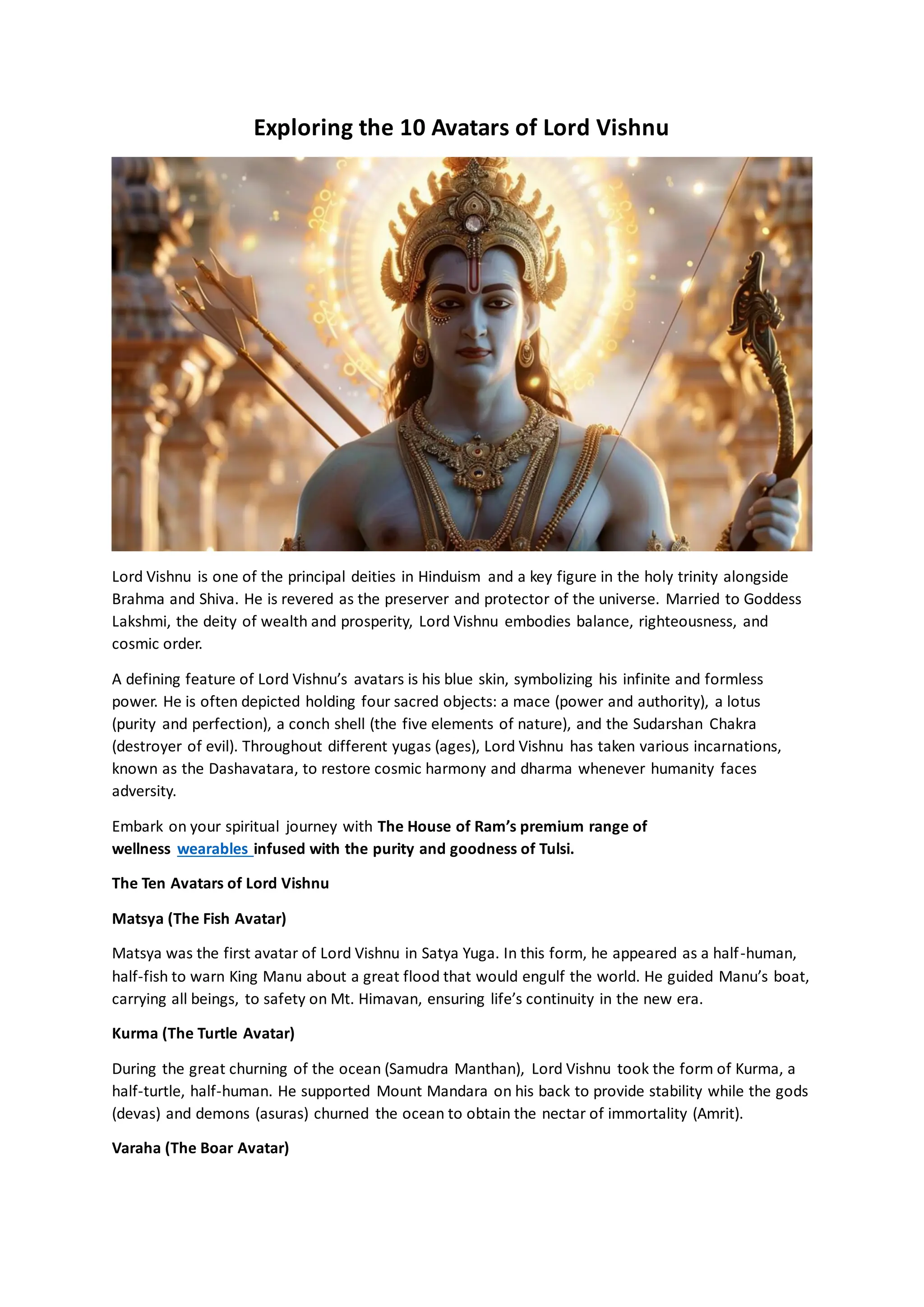 Exploring the 10 Avatars of Lord Vishnu.pdf