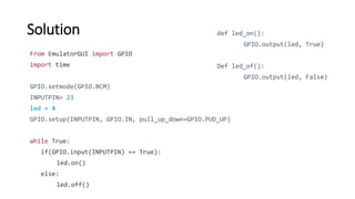 Exploring the abc's of raspberry pi and python(day 3) | PPT