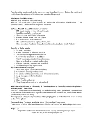 Exploring the act of diplomacy and the implication of communication in ...