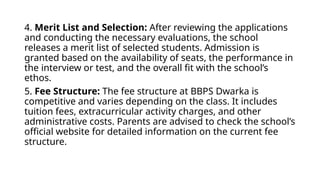 Exploring the Admission Process at Bal Bharati Public School Dwarka.pptx