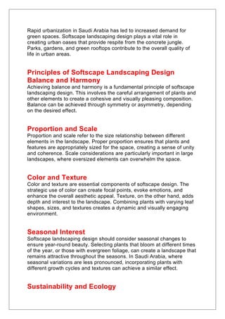 Exploring the Beauty of Softscape Landscaping Design.docx