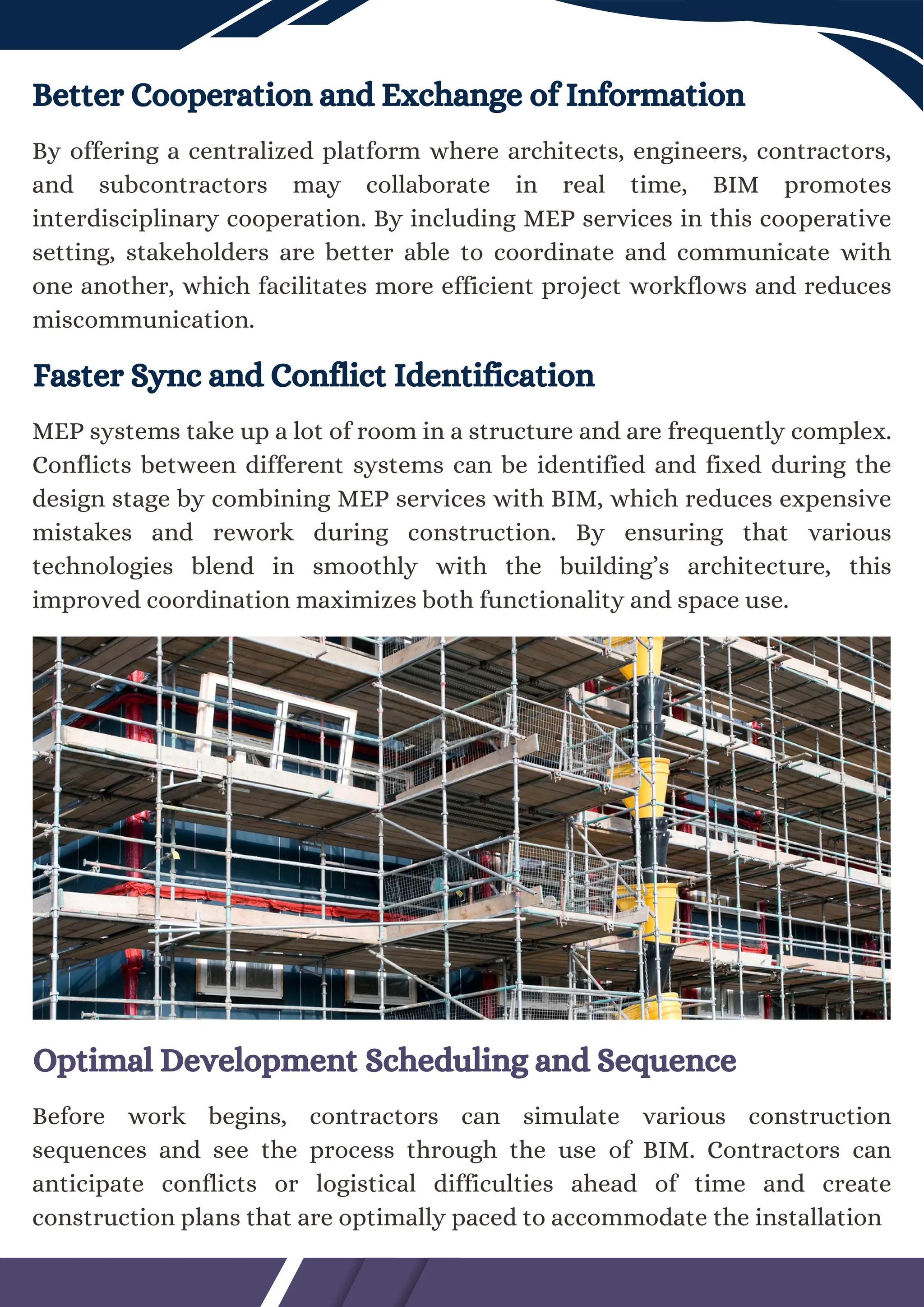 Exploring the Benefits of Integrating MEP and BIM Services in ... Exploring the Benefits of Integrating MEP and BIM Services in ...