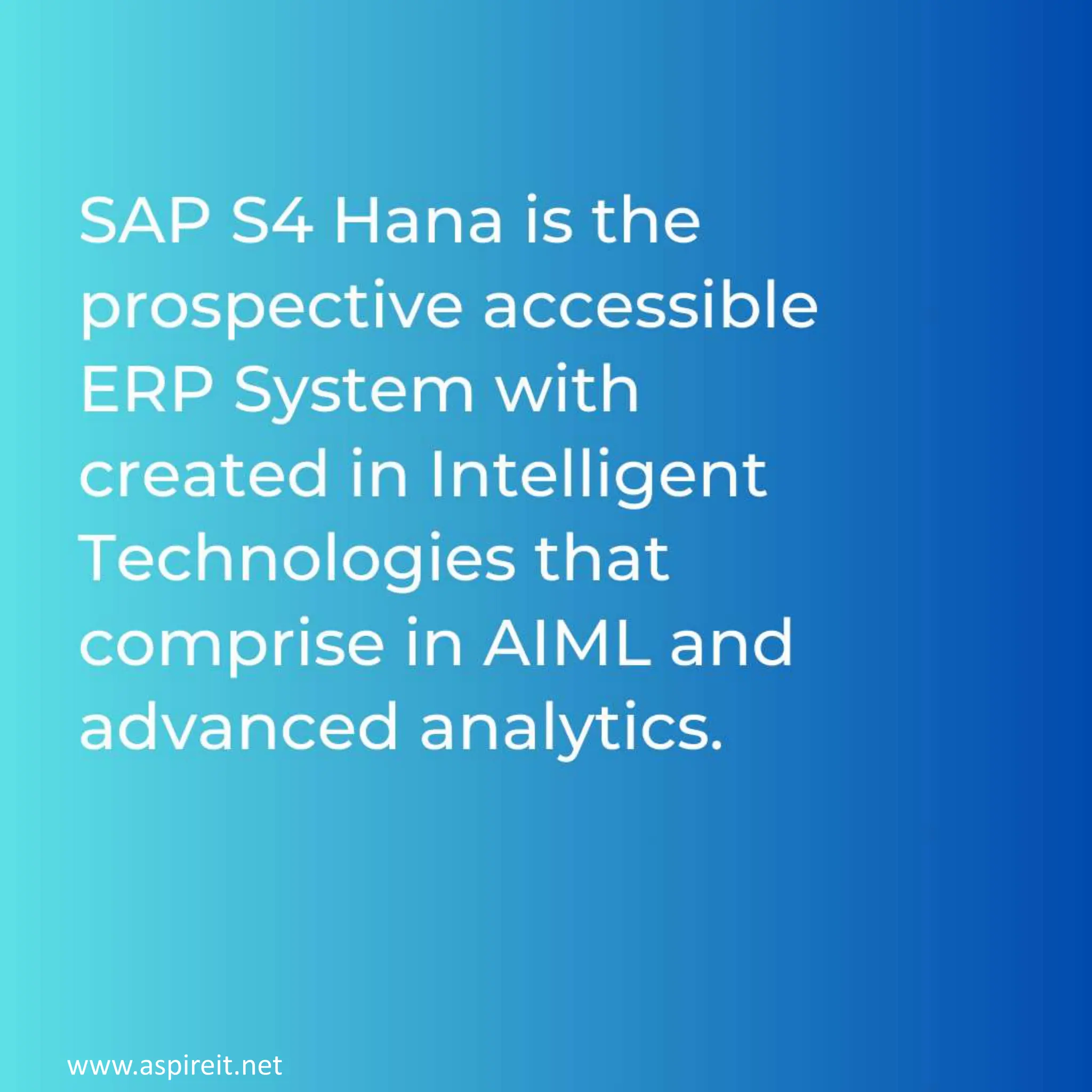 Exploring the benefits of SAP S4 HANA.pptx