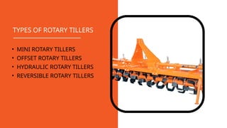 Exploring the Benefits of Using a Rotary Tiller in Modern Farming | PPT