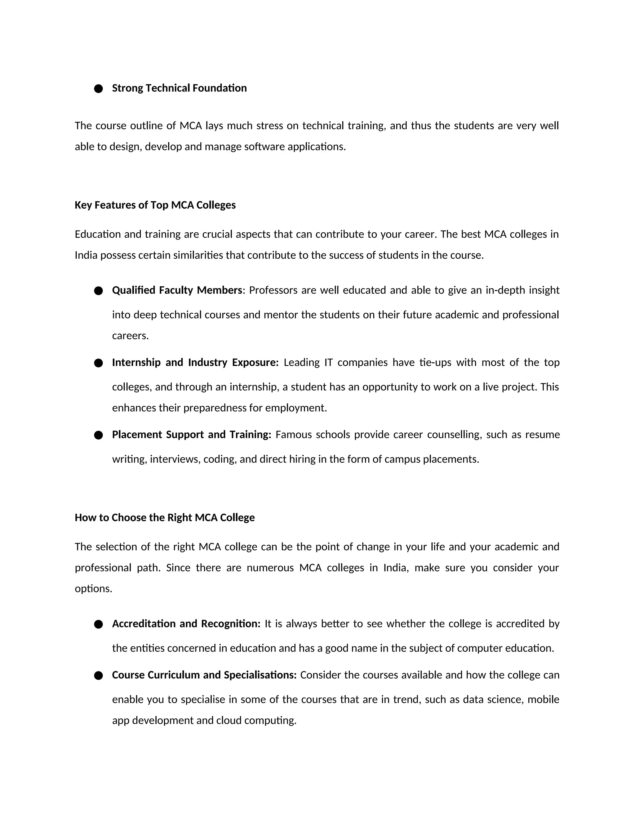 Exploring the Best MCA Colleges in India Today.docx