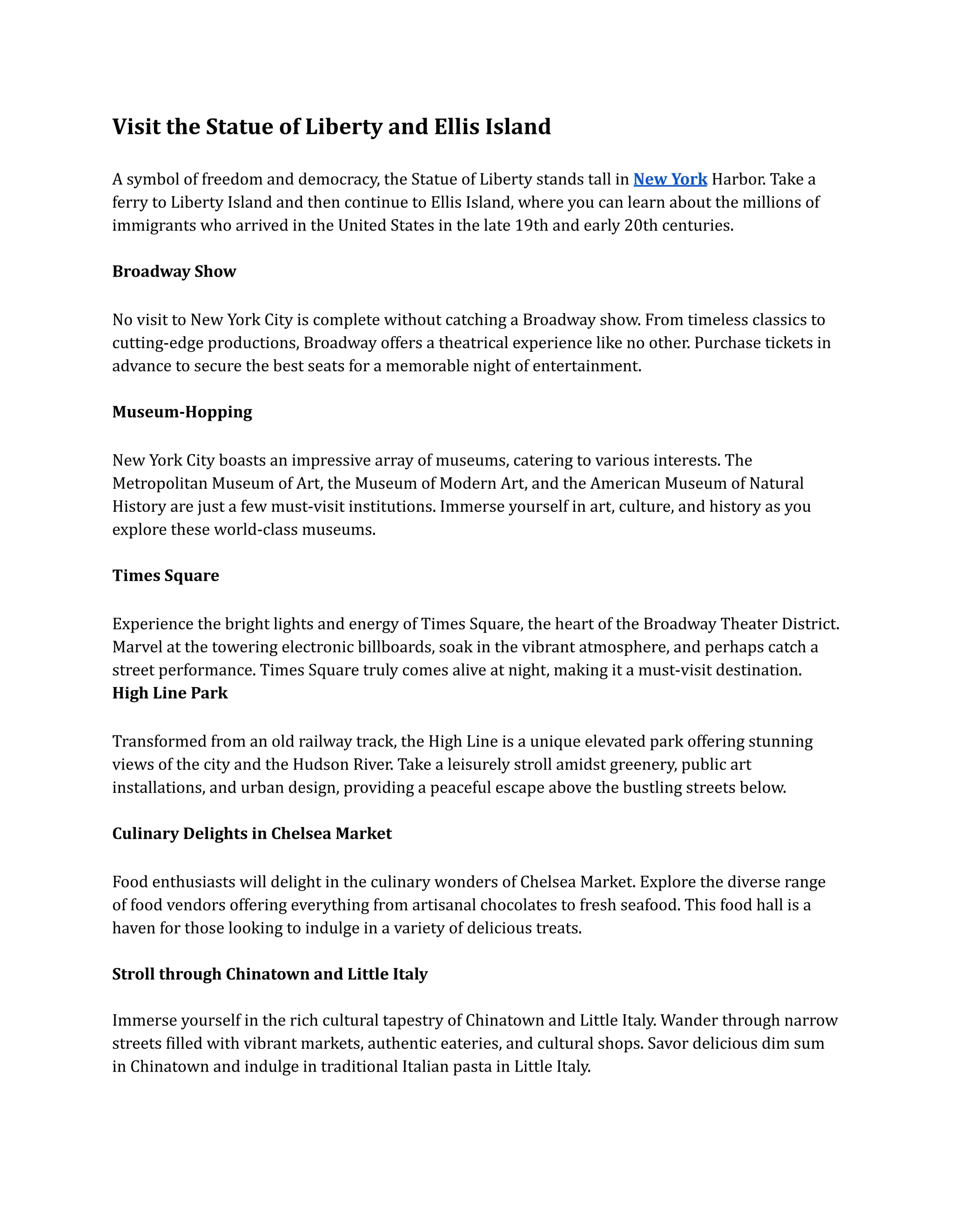 New York City Wonders: A Bucket List of Experiences for Every Traveler ...