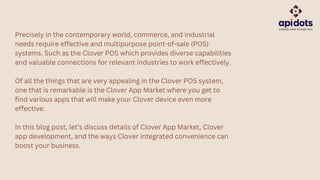 Exploring the Clover App Market A Comprehensive Guide | PPT