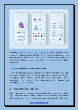 Exploring the Cost Factors of Creating a Marketplace App | PDF