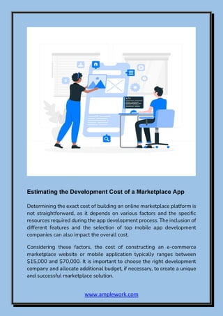 Exploring the Cost Factors of Creating a Marketplace App | PDF